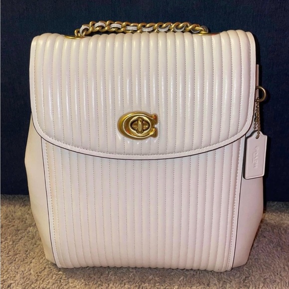 Coach | Bags | Coach Convertible Parker Backpack With Quilting Large ...